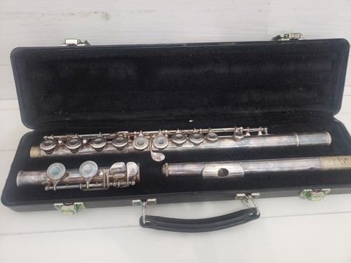 BUNDY II 2 Selmer Company USA Flute W/Hard Case Musical Instrument ...