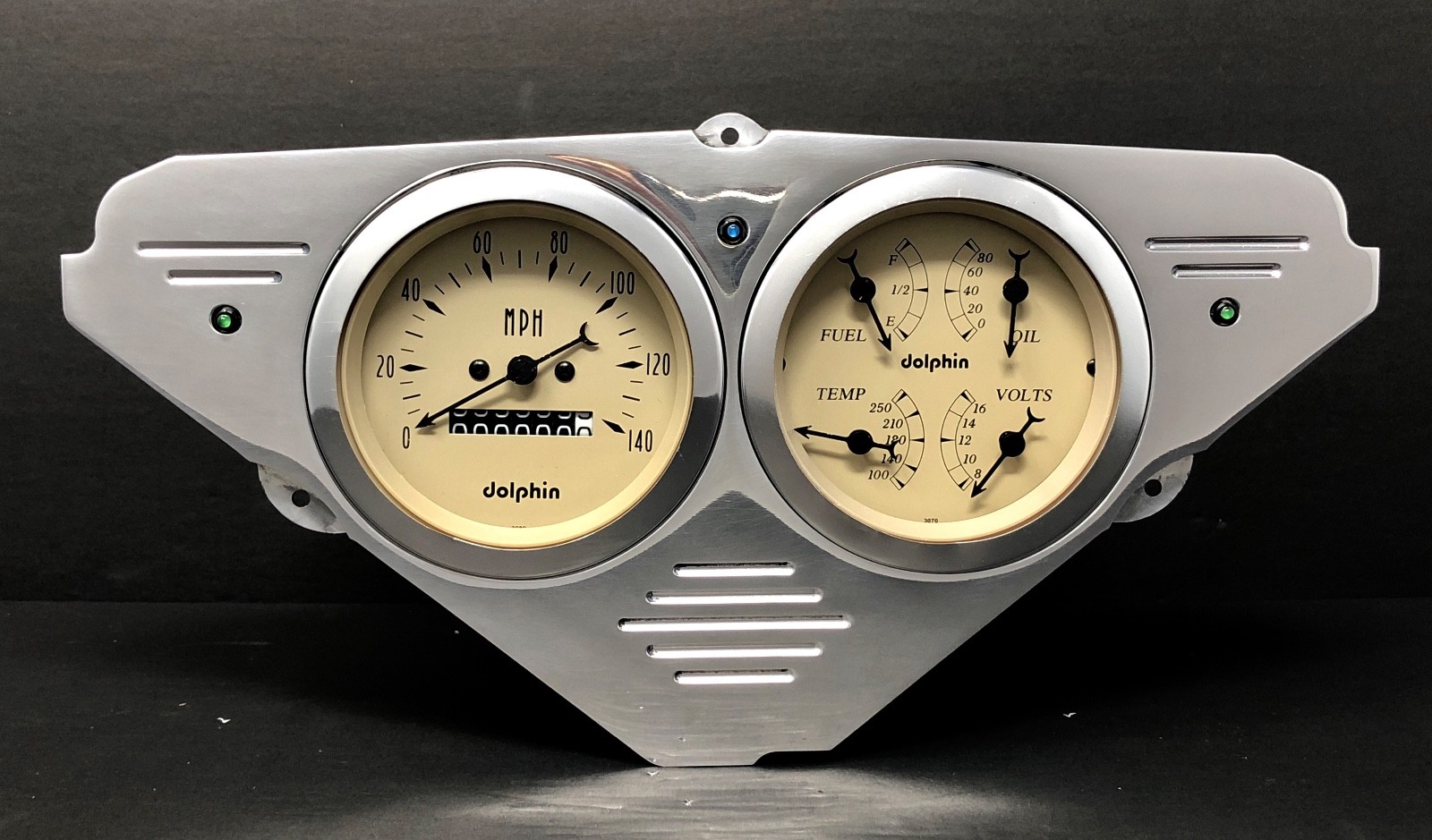 1955 1956 1957 1958 1959 Chevy Truck Quad 2 Gauge Dash Panel Insert Tan ...