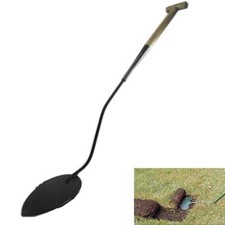 Turf Lifter Lifting Iron Traditional Wood Handled Tool Lawn Grass Spade ...