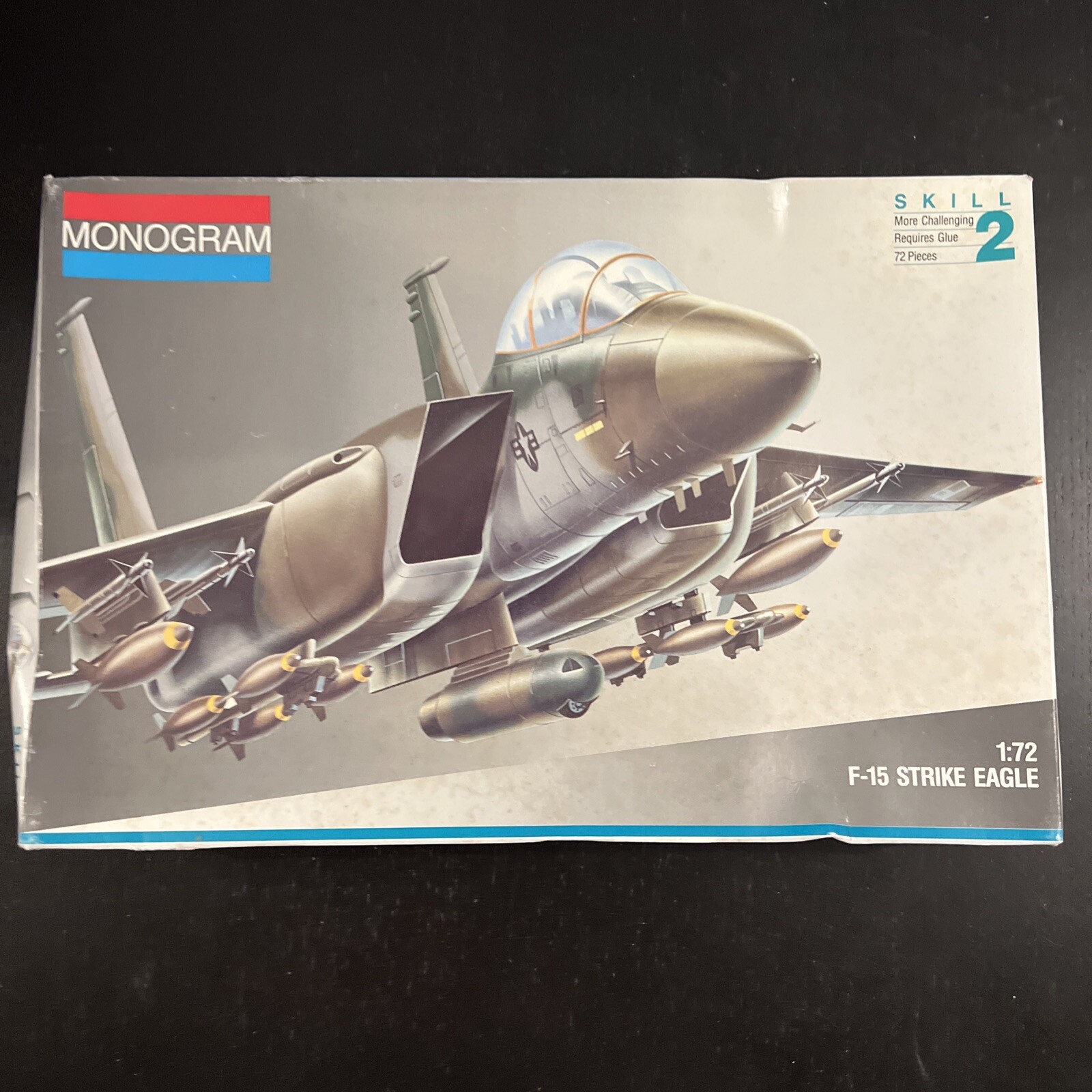 Monogram 1/72 Scale F-15 Strike Eagle Plastic Model Kit NIOB Sealed ...