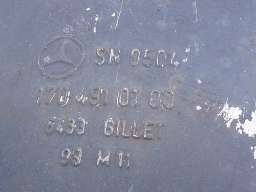 1998 - 2000 Mercedes Slk Class R170 Kompressor Muffler Exhaust Silencer ...