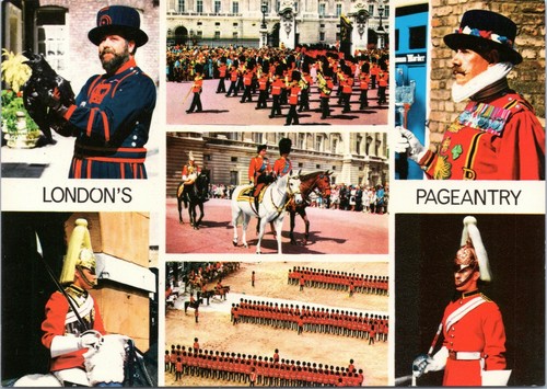 postcard UK London multiview - Yeoman Quartermaster, Sentry Guards | eBay