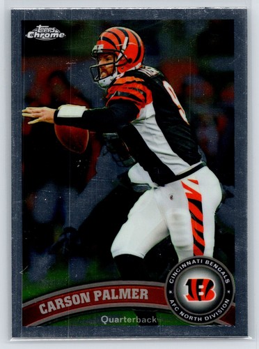 2011 Topps Chrome Carson Palmer #214 Cincinnati Bengals Football Card ...