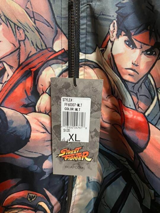 CAPCOM Street Fighter Jacket Reversible Size : XL(LL) Brand new and ...