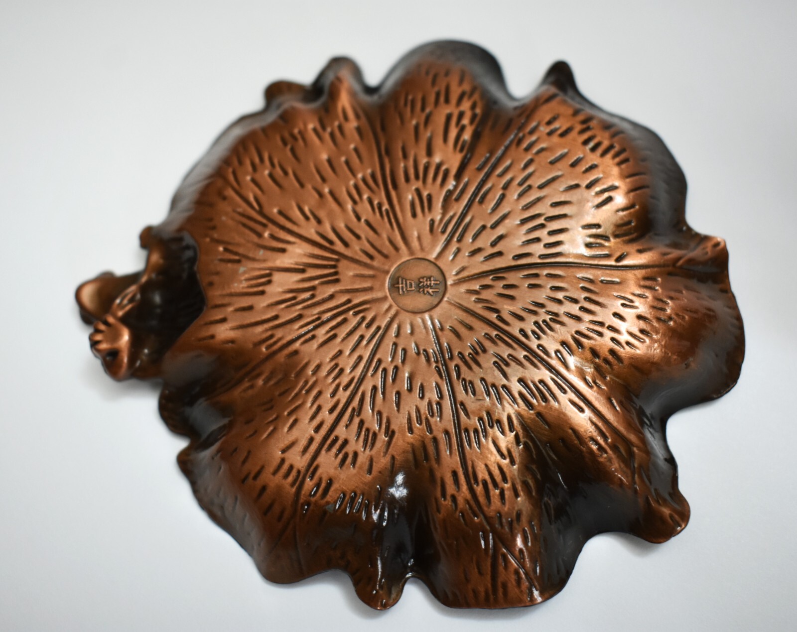 Chinese Rich Prosperous Lotus Incense Burner Censer, Tray Handmade Moon ...