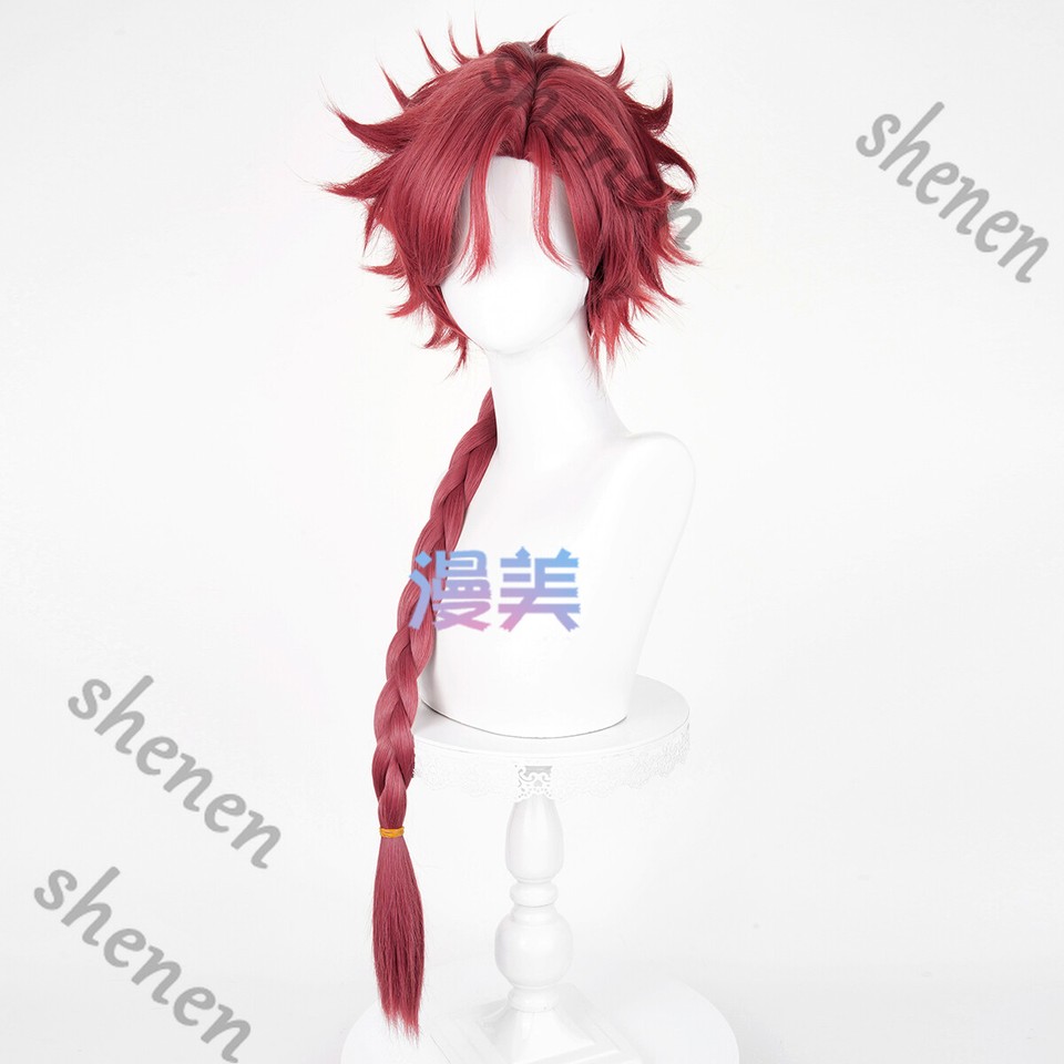 Link Click Vein Anime Hairpiece Wig Long Hair Periwig Toupee Cosplay ...
