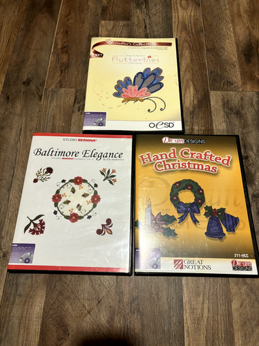 Embroidery Design CDs - Lot of 3 | eBay
