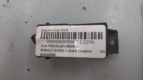 9640469680 Boîtier De Prechauffage pour RENAULT SCENIC II (JM) Grand ...