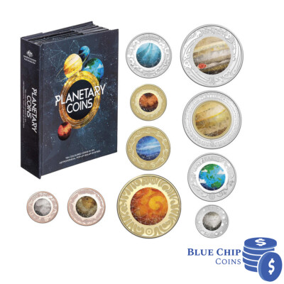 2017 PLANETARY COIN COLLECTION COMPLETE SET IN POP-UP BOOK | eBay Australia
