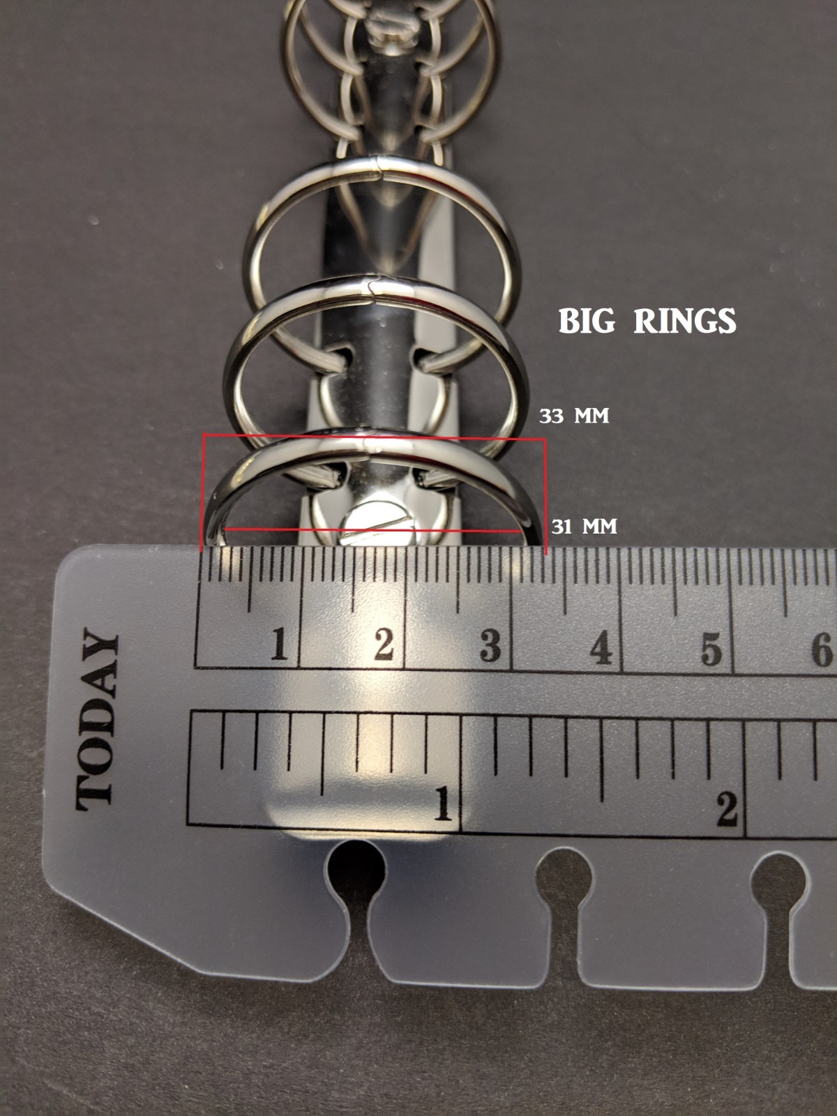 A5 Size | 32 MM | 6 Ring Binder Mechanism Replacement Kit for Planners ...
