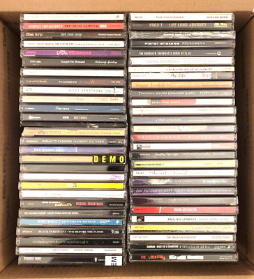 CD Box #3: 56x Various CD's ~ Rock / Alternative / Pop / Christian ...