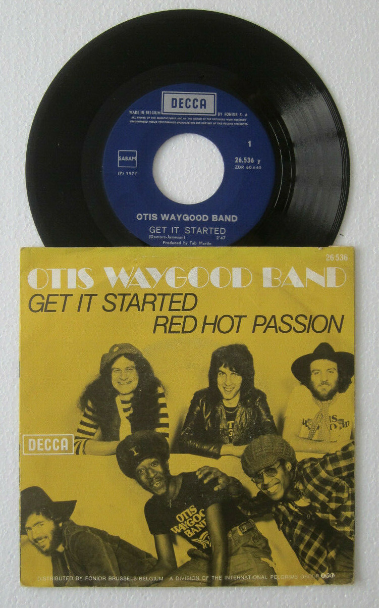 OTIS WAYGOOD BAND Get It Started RARE South African psych blues 45 ...