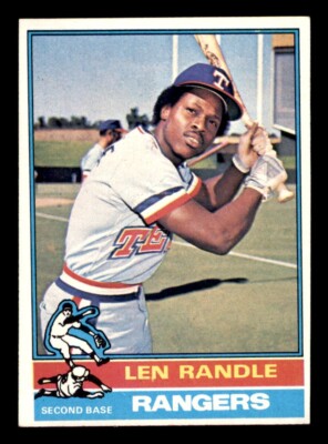 1976 Topps Baseball #31 Len Randle EX *d8 | eBay