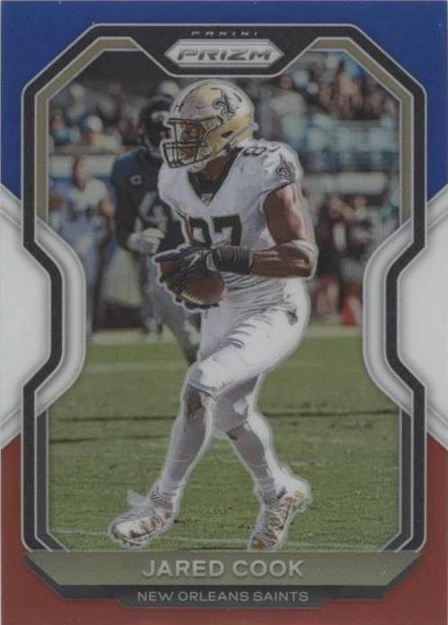 2020 Panini Prizm - Jared Cook #247 Red White & Blue Prizm for sale ...