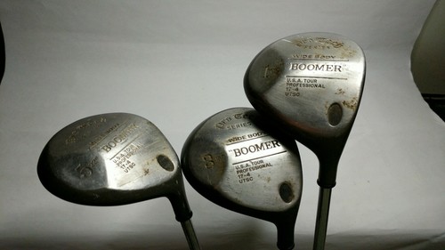 Set of 3 APOLLO SEAMLESS Wide Body "BOOMER" Pro Tech Series Golf Clubs ...