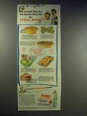 1943 Pyrex Ovenware, Flameware Ad - Casserole, Bowls + | eBay