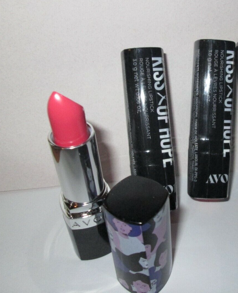 Lot 7 Avon Nourishing Lipsticks RASPBERRY ROSE New Full Size Sealed | eBay