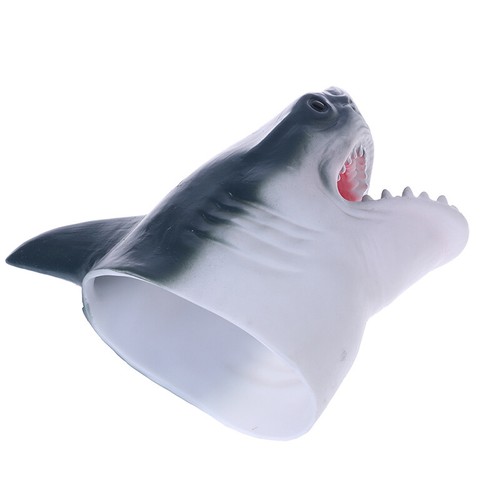Shark Arm Glove Hand Puppet Toy Soft Rubber Shark Glove Interactive Toy ...