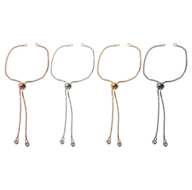 Adjustable Slider Bracelet Slider Extender Chains with for Charms Bal ...