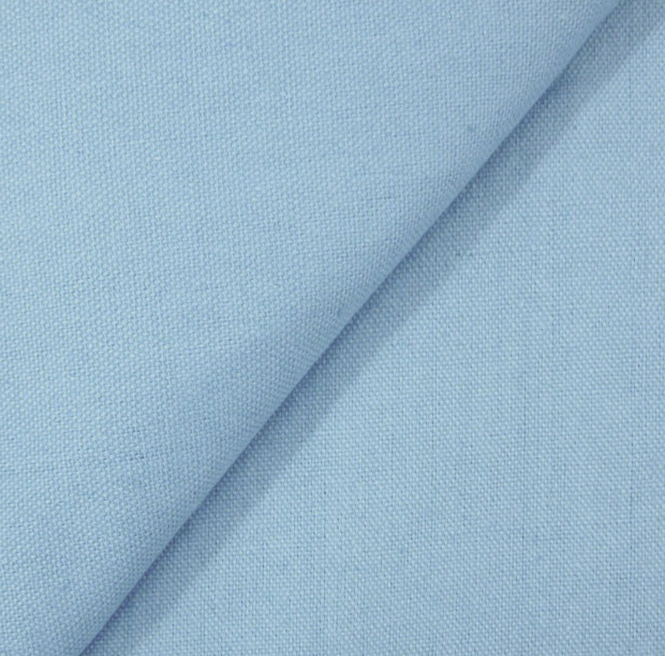 Aa137a Plain Light Blue Cotton Canvas Cushion Cover/Pillow Case*Custom ...