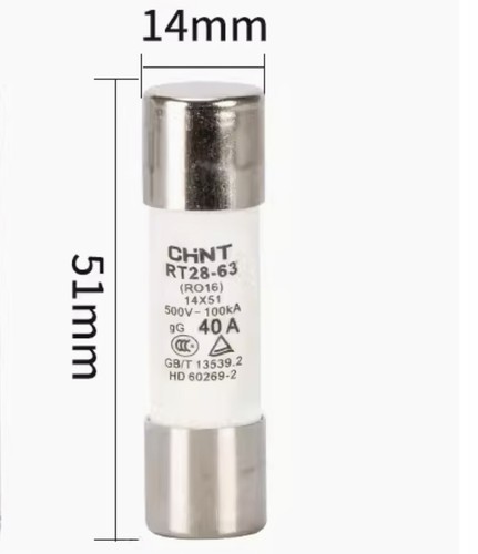 10 PCS New CHINT Fuse Core RT28-63 14*51mm 40A #F13 | eBay