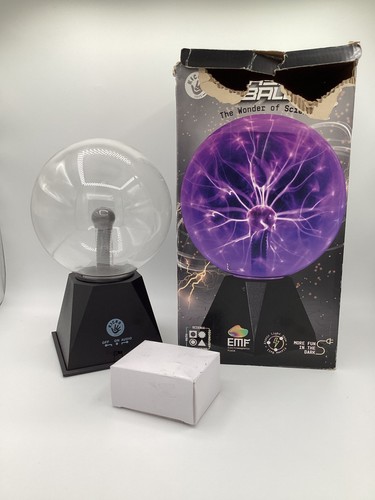 Kicko 7” Blue Plasma Ball Touch Sensitive, Nebula Thunder Lightning ...