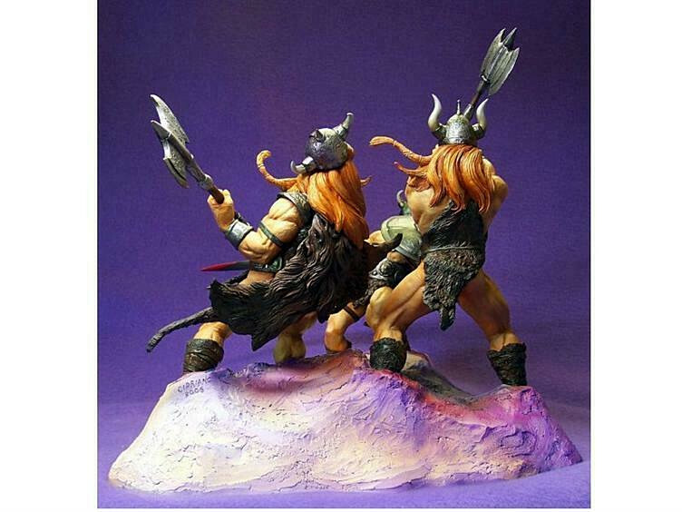 Frank Frazetta Three Snow Giants Resin Statue New Ltd 1000 By Reel Art ...