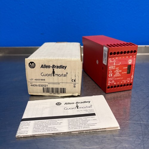 Allen-Bradley 440N-S32021 Guard Master Sipha 2 Control Unit 110/230VAC ...