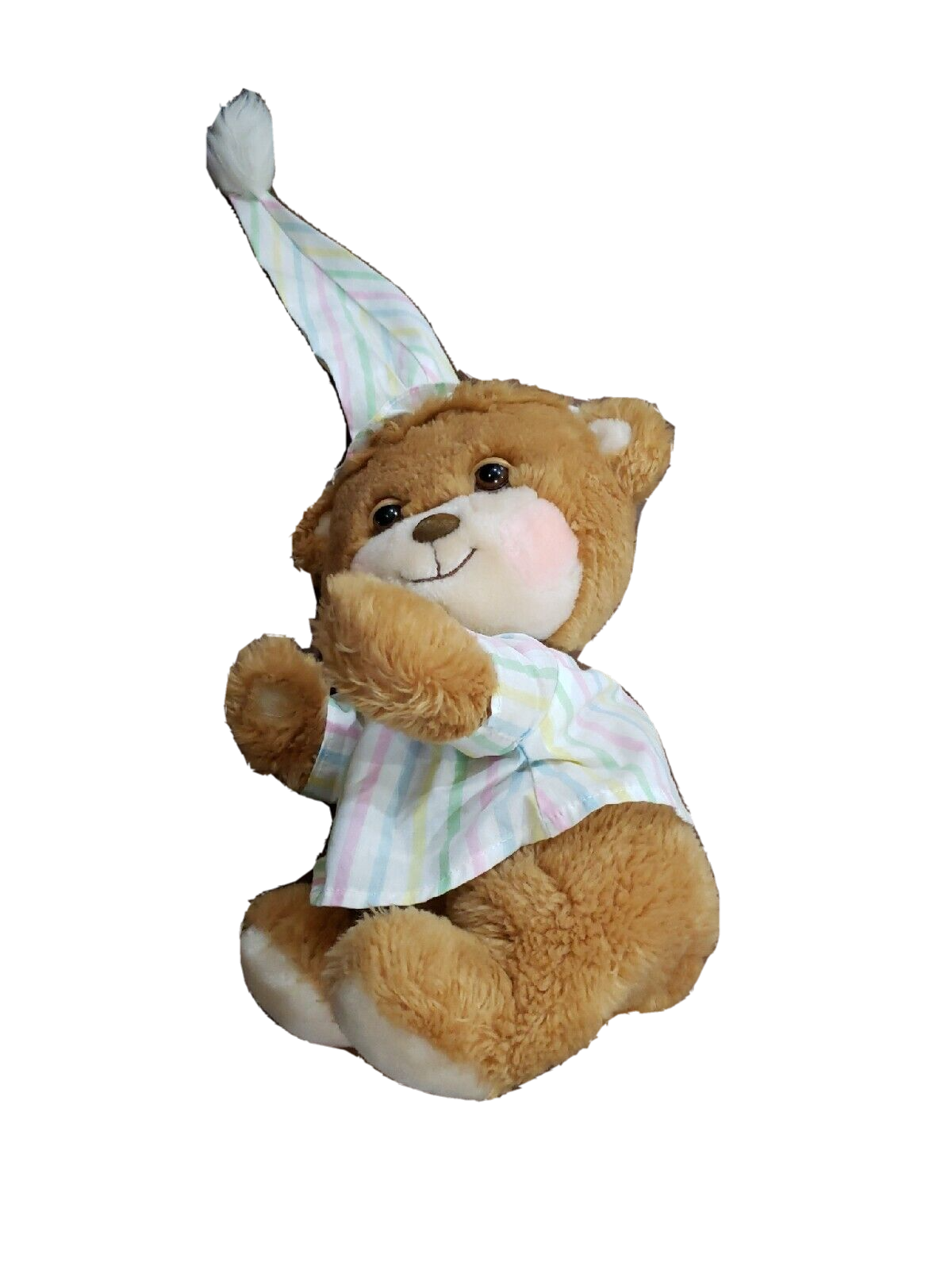 VTG 1985 Fisher Price Teddy Beddy Bear Bedtime Stuffed Plush Sleepy ...