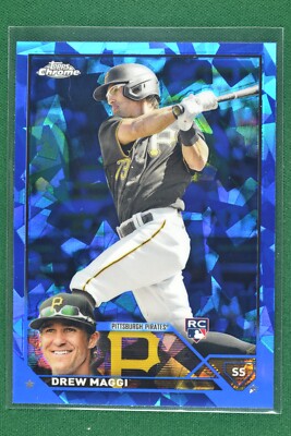 2023 Topps Chrome Update Sapphire Drew Maggi RC Pittsburgh Pirates # ...
