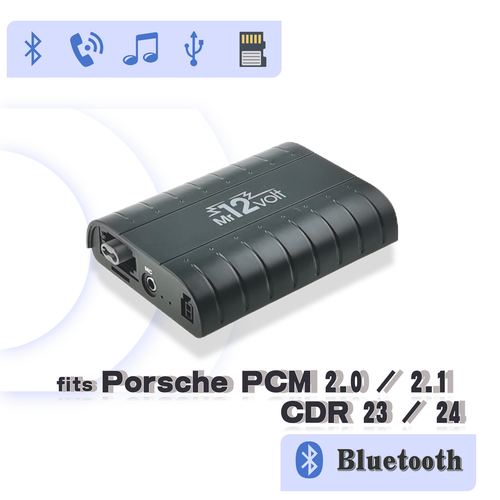 A2DP bluetooth Adapter Fits Porsche 911 Boxster Cayman Cayenne PCM2 ...