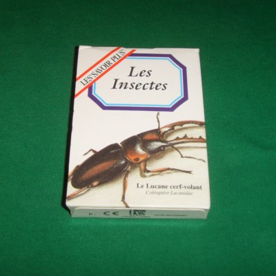 Jeu de cartes Savoir plus 7 familles INSECTES araignées ludique ...