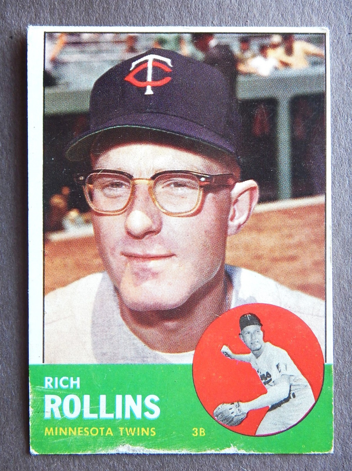 Rich Rollins #110 Topps 1963 Baseball Card (Minnesota Twins) VG | eBay