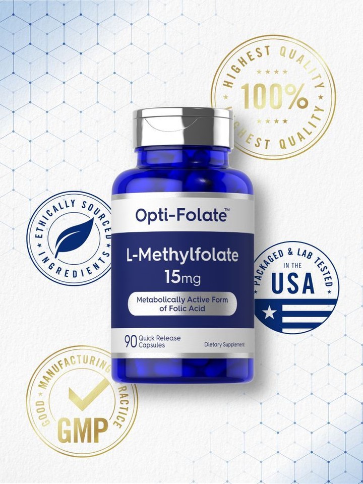 L Methylfolate 15mg | 90 Capsules | Max Potency | by Opti-Folate | eBay