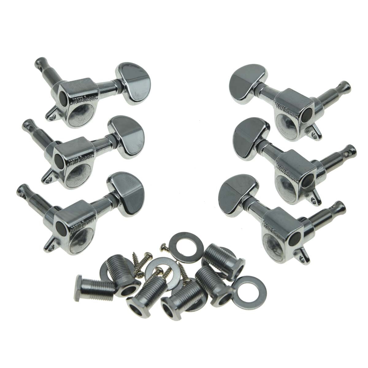 Wilkinson 3x3 ROTO Style Guitar Tuners Tuning Keys for LP or Acoustic ...