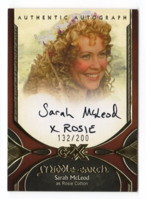 2022 Cryptozoic CZX Middle Earth Autograph Sarah McLeod as Rosie Cotton ...