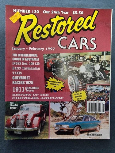 Restored Cars Magazine Issue No. 120 Jan - Feb 1997 FREEPOST IN ...