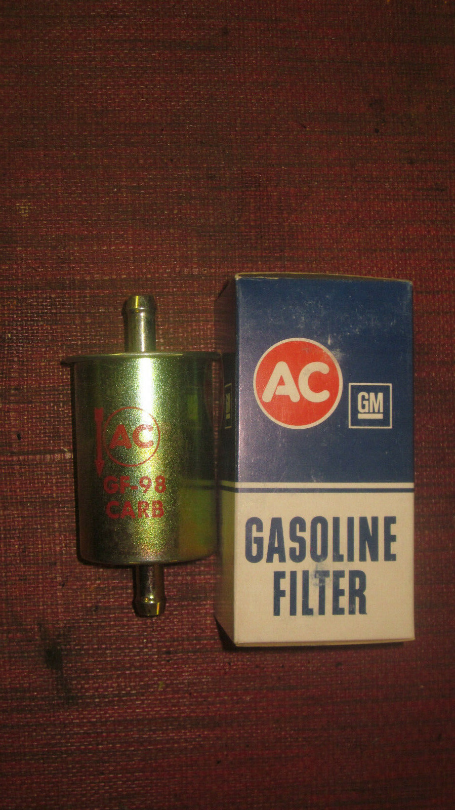 NOS AC Delco GF98 GM 5650829 AC Fuel Filter Ls3 Chevelle Pontiac GTO ...