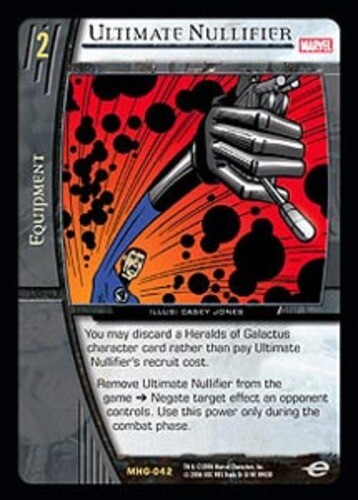 VS System: Ultimate Nullifier [Played] Marvel Heralds of Galactus TCG ...