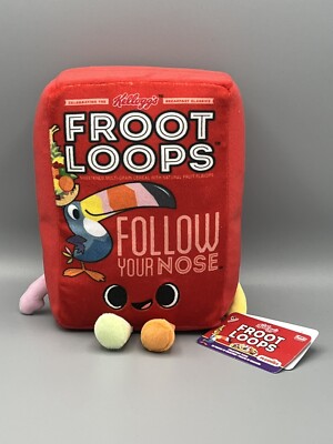 FUNKO POP! PLUSH: Kelloggs- Froot Loops Cereal Box New With Tags | eBay