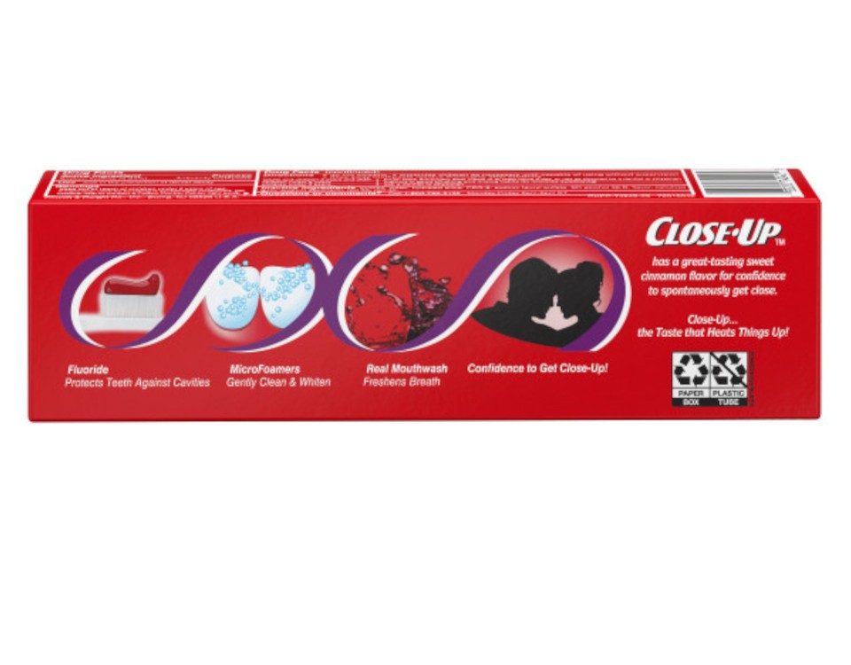 CLOSE-UP Freshening Red Gel Cinnamon Toothpaste, 4OZ | eBay