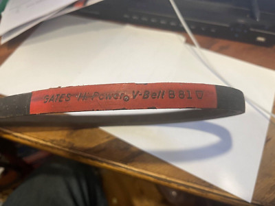 Gates B81 Hi-Power V-Belt 84"L 21/32"W 13/32"Thick NOP | eBay