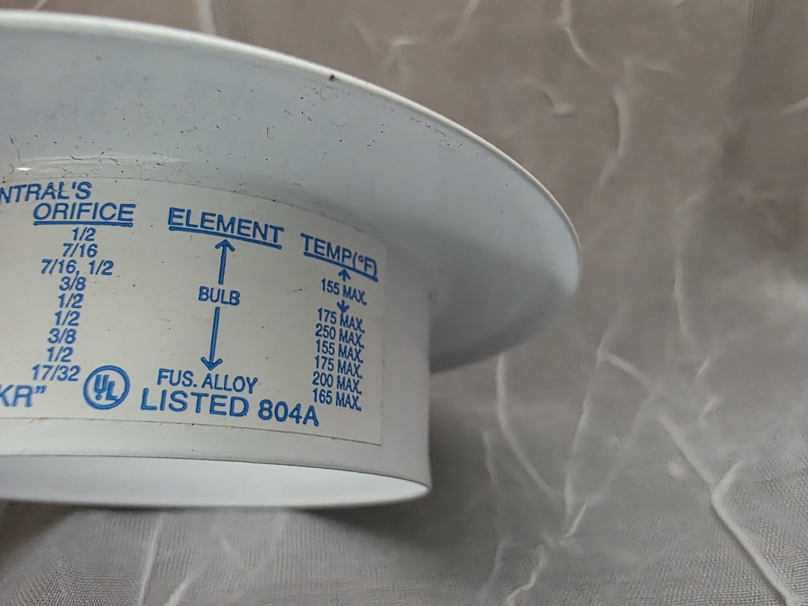 Central 804A Horizontal Sidewall Sprinkler Head 155f 1992 Ssp5 for sale ...