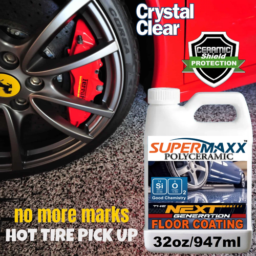 FLOOR COATING ABRASION & STAIN RESISTANT CERAMIC CLEAR COAT EPOXY ...