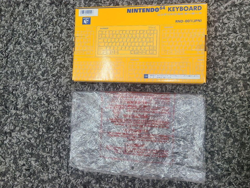Nintendo 64 64DD keyboard Randnet DD RND-001 (JPN) peripherals N64 *BOX ...
