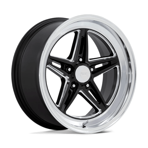 20x10 American Racing VN514 Groove Gloss Black Milled Wheels 5x5 (6mm ...