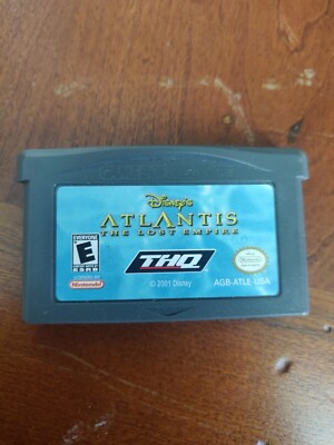 Disney's Atlantis: The Lost Empire (Nintendo Game Boy Advance, 2001 ...