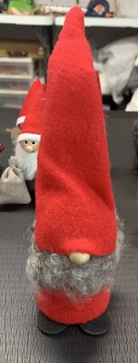 LARSSONS TRA Sweden Wood Christmas Red SANTA Gnome TOMTE Curly Beard 4.5” Tall | eBay