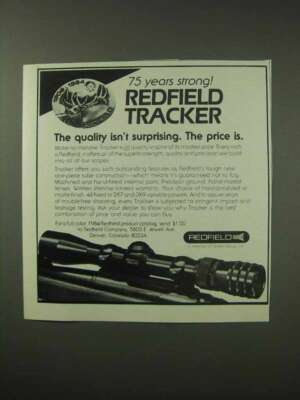 1984 Redfield Tracker Scope Ad - Quality | eBay