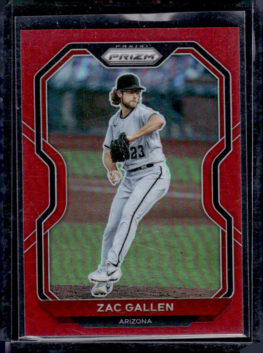 2021 Panini Prizm Zac Gallen Red Prizm #65 Arizona Diamondbacks | eBay